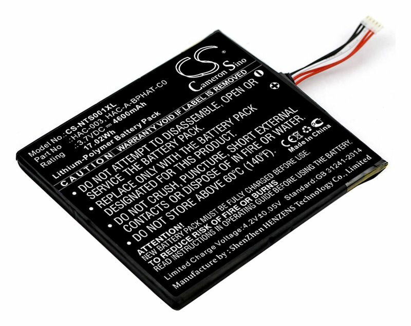 Аккумулятор Cameron Sino для приставки Nintendo Switch, HAC-001, HAC-003, p/n: KTR-003, 4600мАч