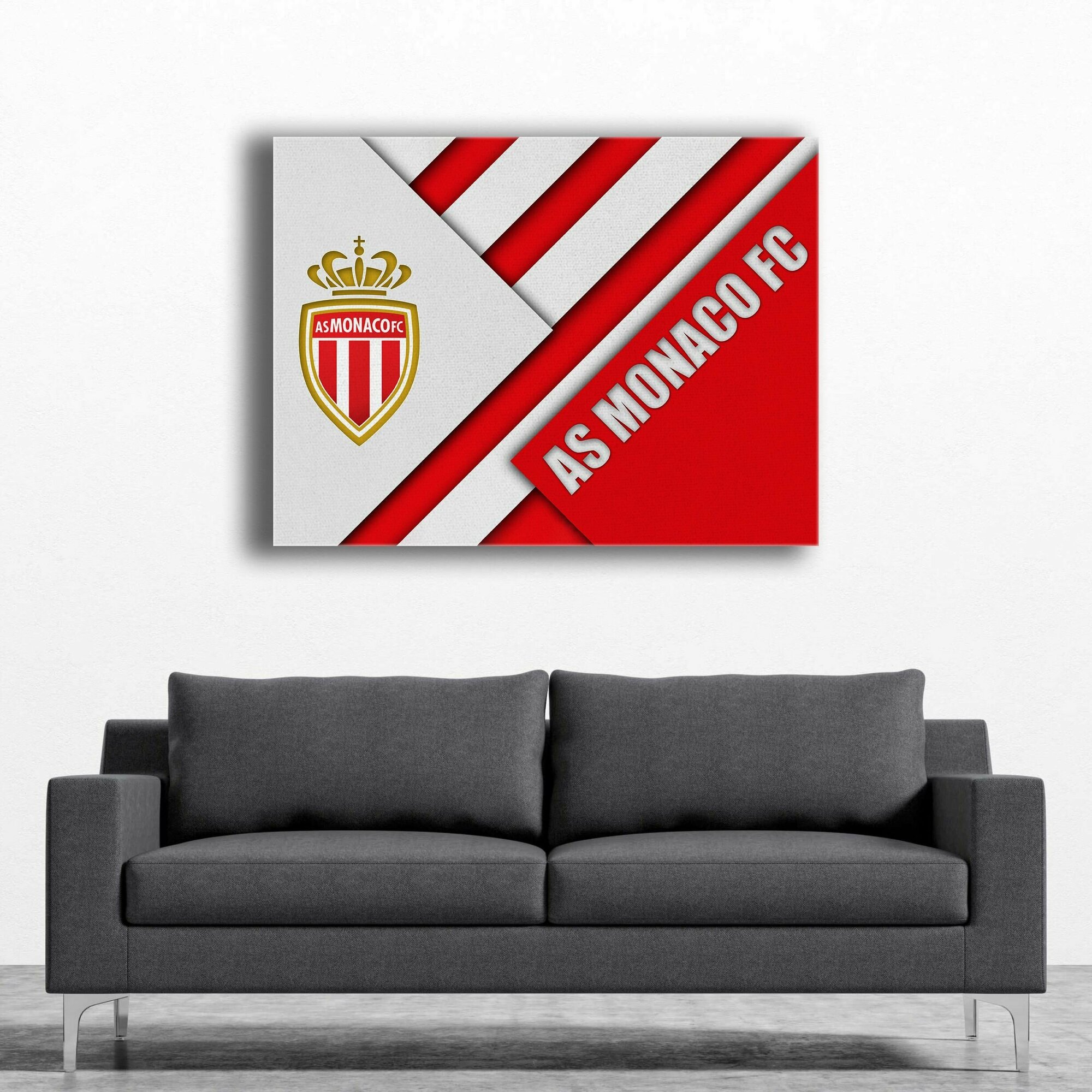 Интерьерная картина на холсте / Футбольный клуб / Ас Монако 40*60