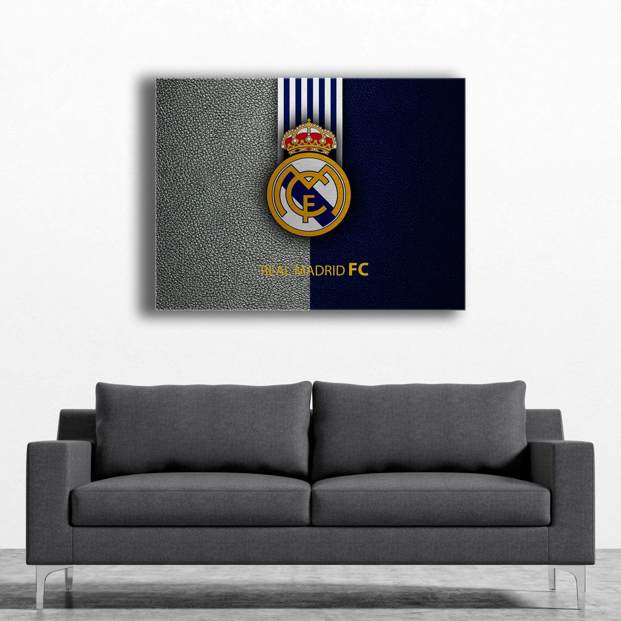 Интерьерная картина на холсте / Футбольный клуб / Реал Мадрид 60*80