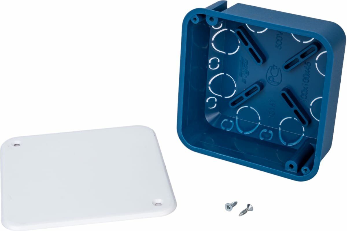 Распаечная коробка СП 100х100х45 Рувинил 10160 - корпус для щитов и панелей