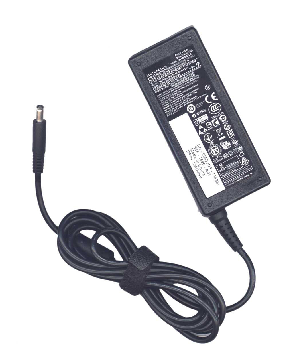 Зарядка для ноутбука Dell 19.5V 3.34A 65W 4.5х3.0mm (DA65PM111 ADP-65LD B ), без сетевого кабеля, OEM