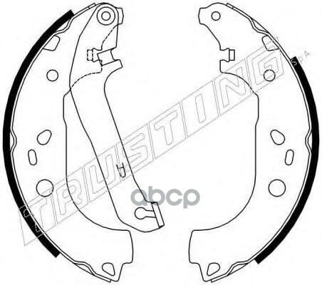 К-т бараб. тормоз. колодок FORD FOCUS II 2004- Trusting арт. 040155