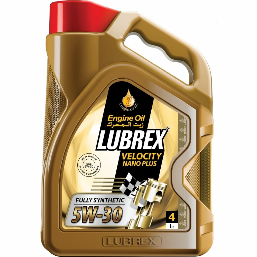 Синтетическое моторное масло LUBREX VELOCITY NANO PLUS 5W-30, 4л 866863