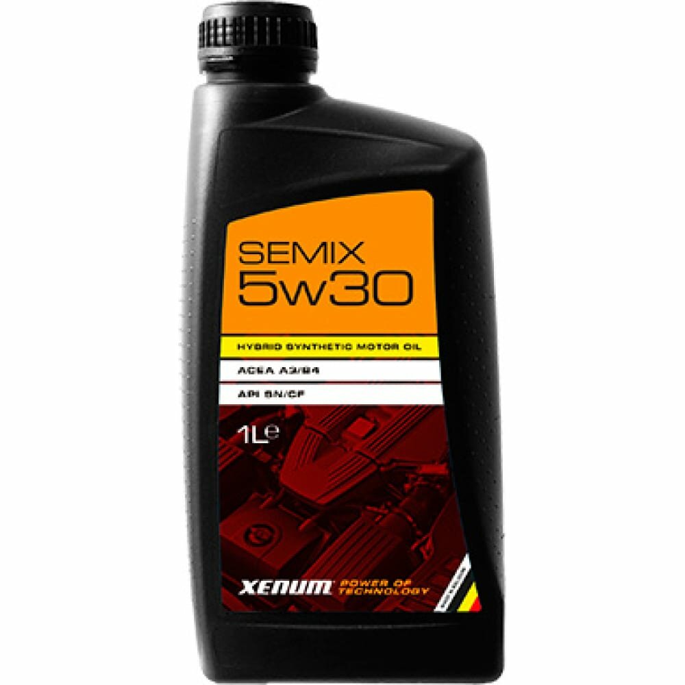 Моторное масло XENUM SEMIX 5W30, 1 л, универсальное, энергосберегающее, гибридное, синтетическое