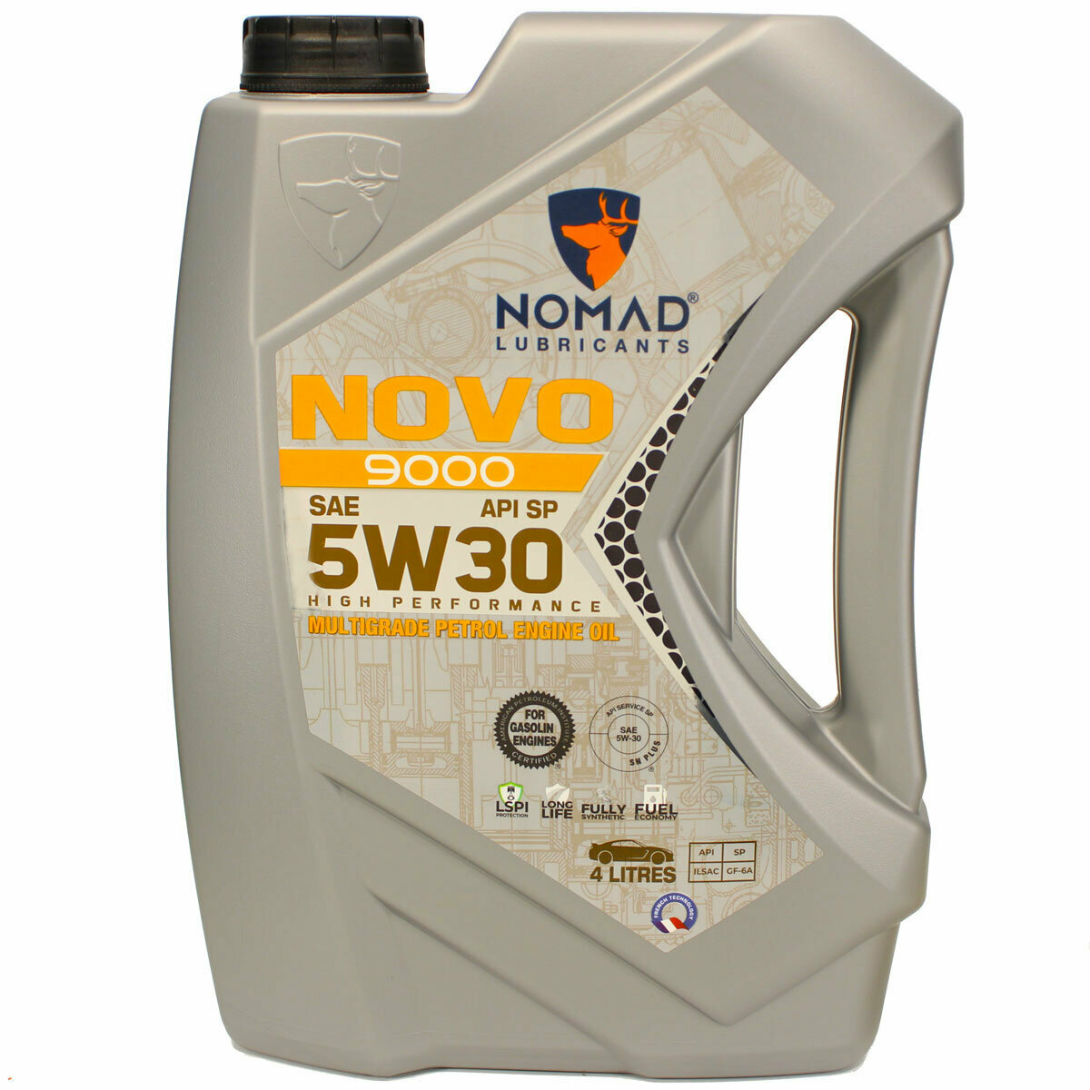 NOMAD Масло моторное NOVO 9000 5W-30 (4 л) API SP ILSAC GF-6A