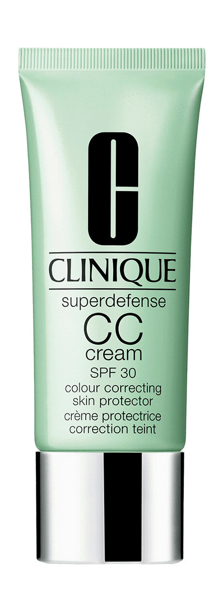 CLINIQUE Superdefense CC-крем для лица суперзащитный корректирующий тон кожи SPF 30, 40 мл, Light