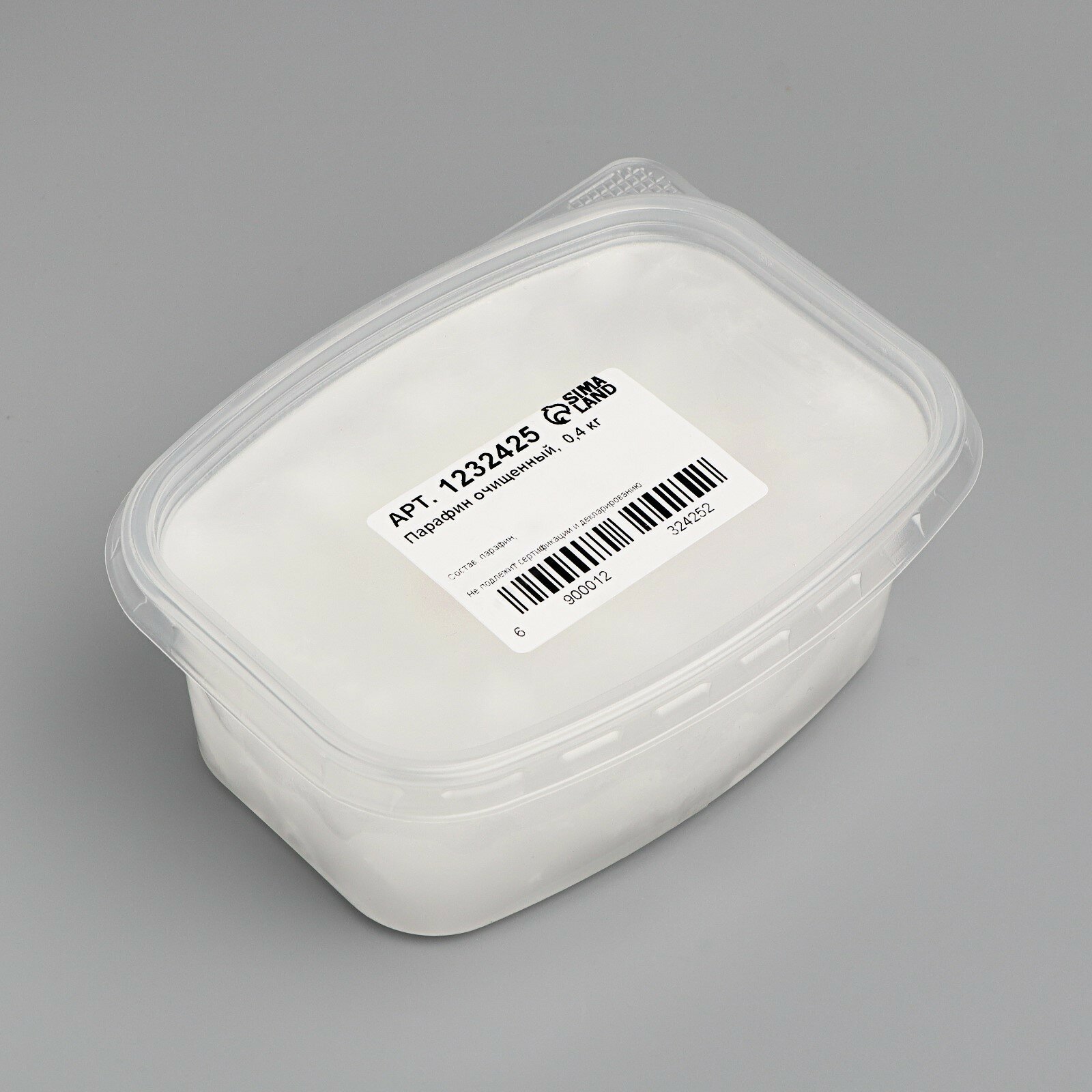 Парафин для свечей, очищенный, 0.4 кг