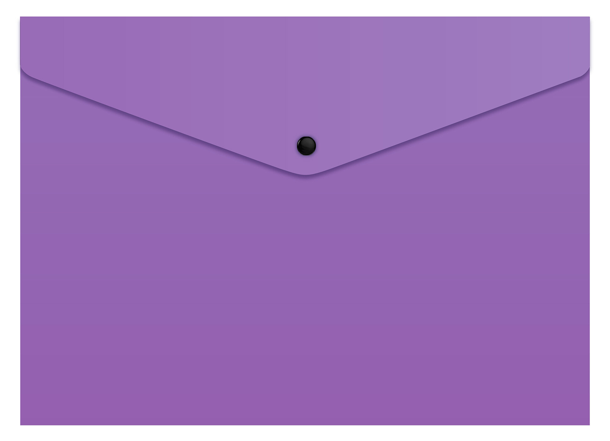 4630143113822 / Конверт на кнопке Бюрократ -PK803TVIO, A4 пластик, 0.15мм, фиолетовый