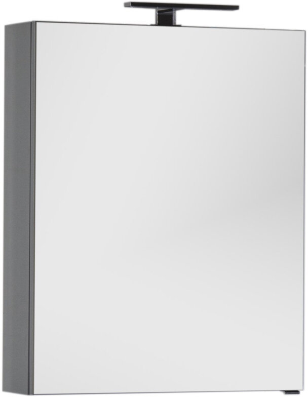 Зеркало-шкаф Aquanet Алвита 70 серый антрацит