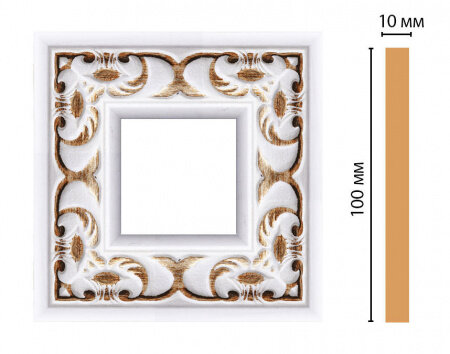Вставка Цветная Decomaster 165-2-118 В100хШ10хШ100 мм / Декомастер.
