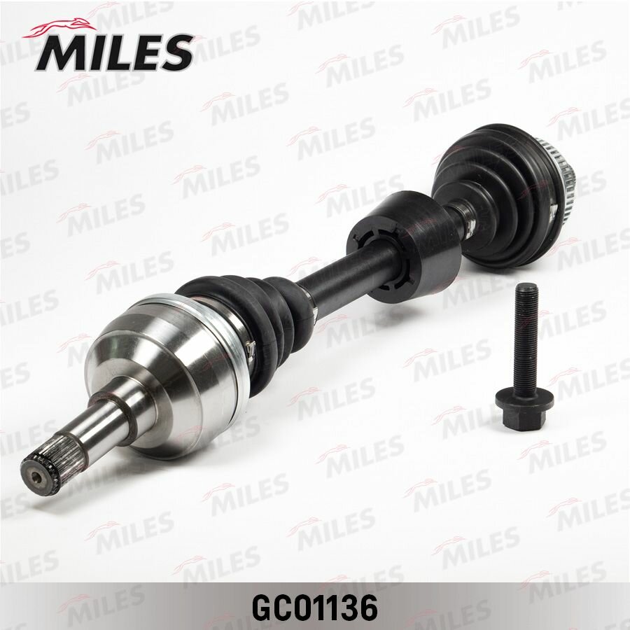 MILES Привод в сборе левый (ABS) VW SHARAN/FORD GALAXY/SEAT ALHAMBRA 1.9D 95-00 МКПП (GKN 302834) GC01136
