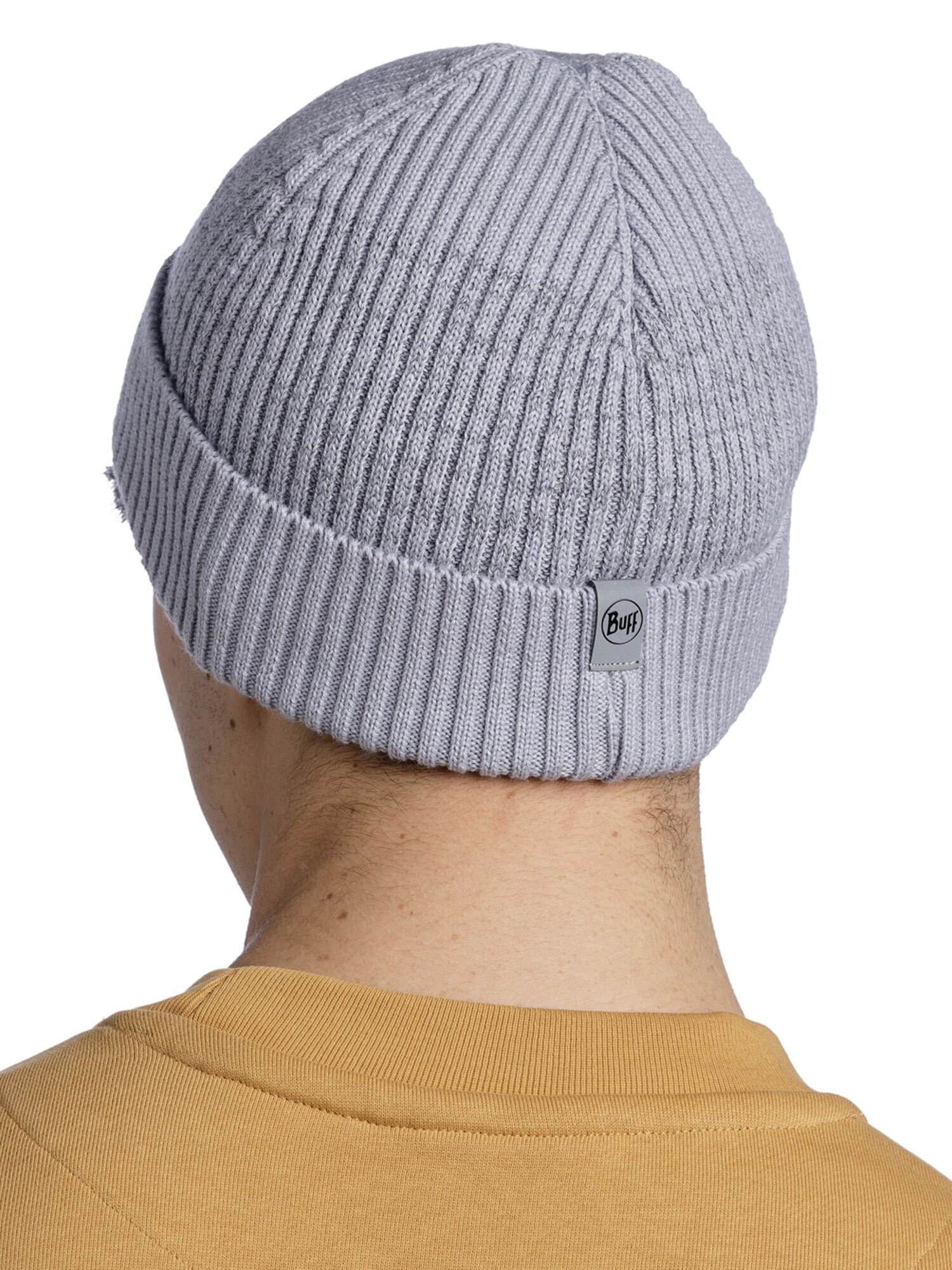 Шапка Buff Merino active для взрослых и детей, размер OneSize, серый — фото 1