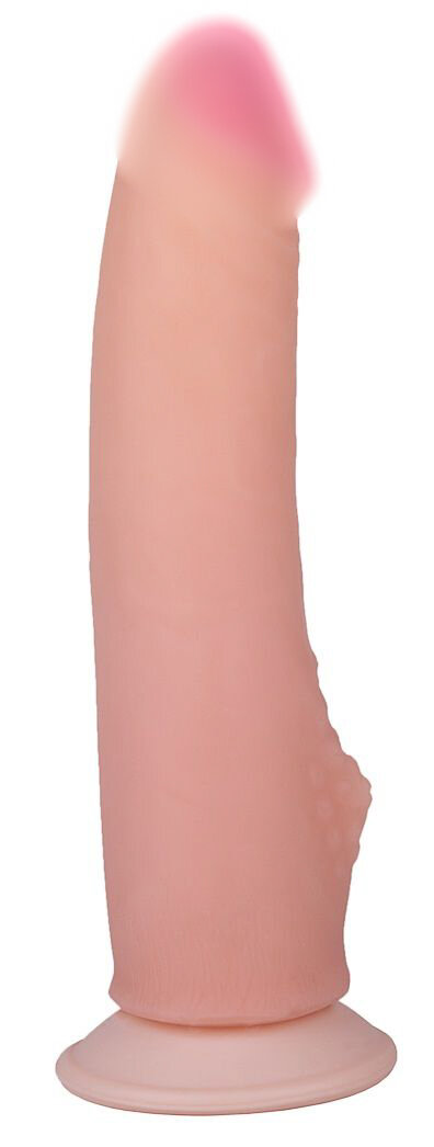 Реалистичный фаллоимитатор с бугорком - 20,5 см. (LOVETOY (А-Полимер), Россия, телесный)
