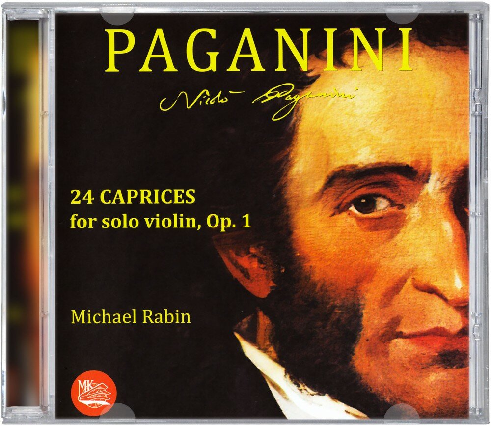 Paganini. 24 Caprices – Michael Rabin (CD) (СД диск, CD Box) — фото 1