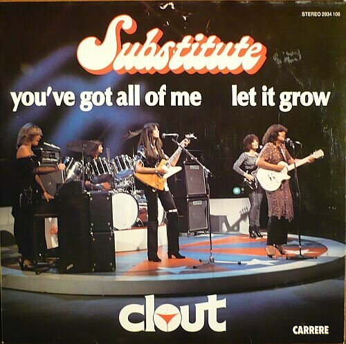 Clout 'Substitute' LP/1978/Pop Rock/Germany/Nm