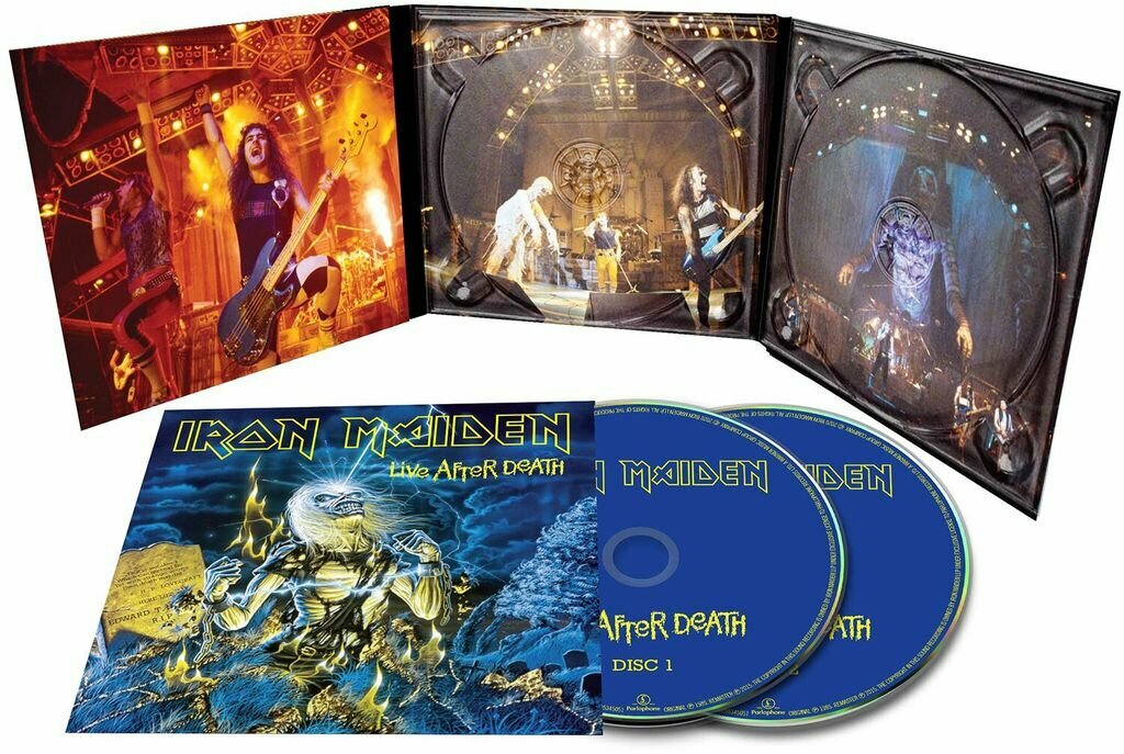 Фирменное издание Iron Maiden - Live after death 2-CD Digi