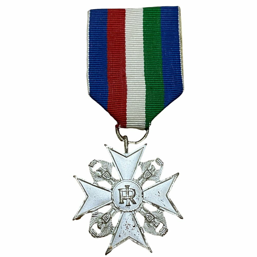 Италия, крест "За 16 лет службы в полиции" 1991-2000 гг.
