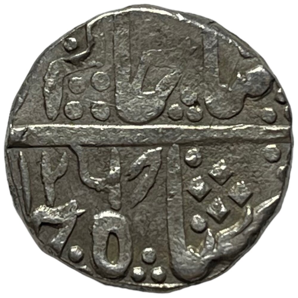 Индия, Индор 1 рупия 1852 г. (AH 1268)