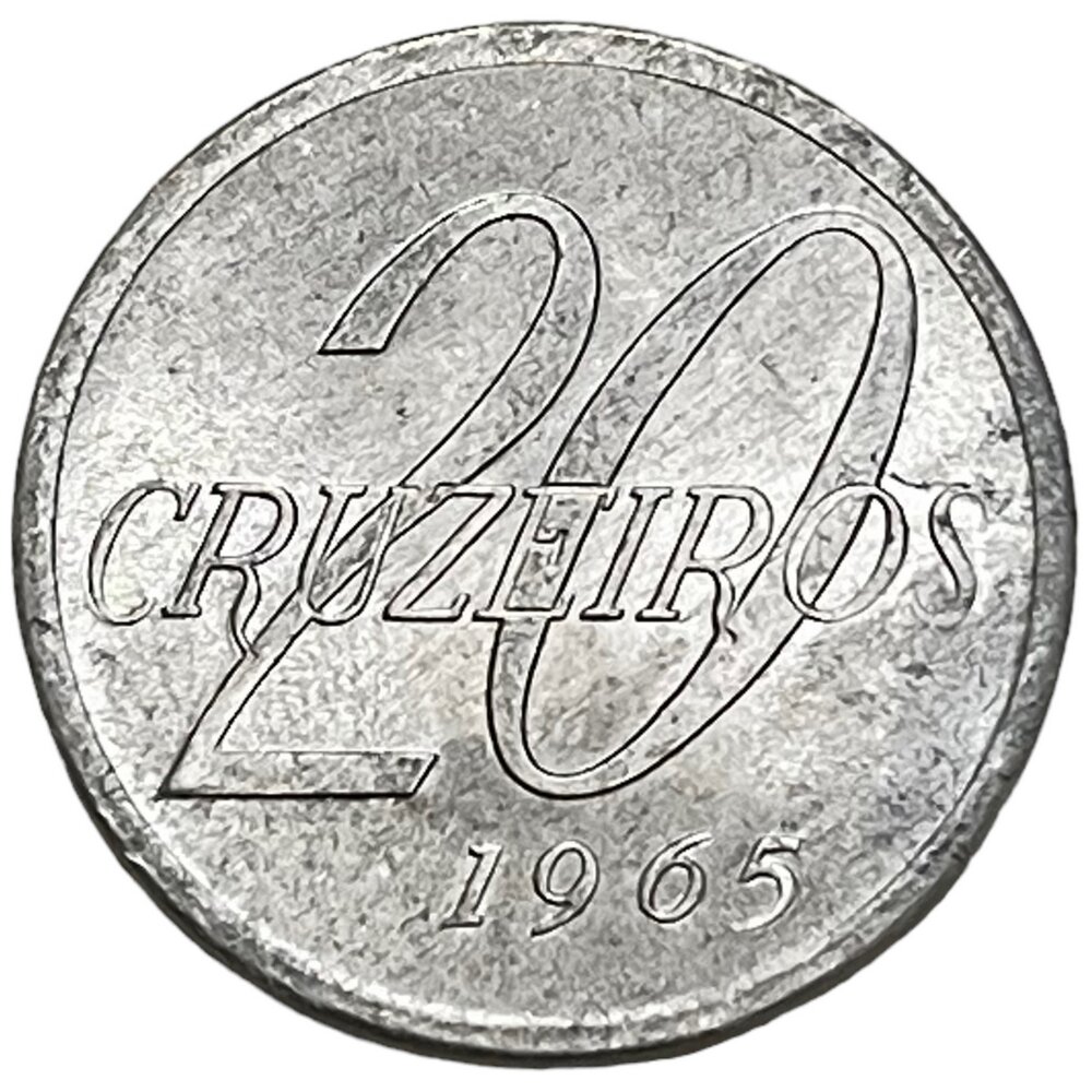 Бразилия 20 крузейро 1965 г. (2)