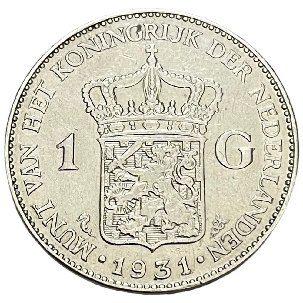 Нидерланды 1 гульден 1931 г. (2)