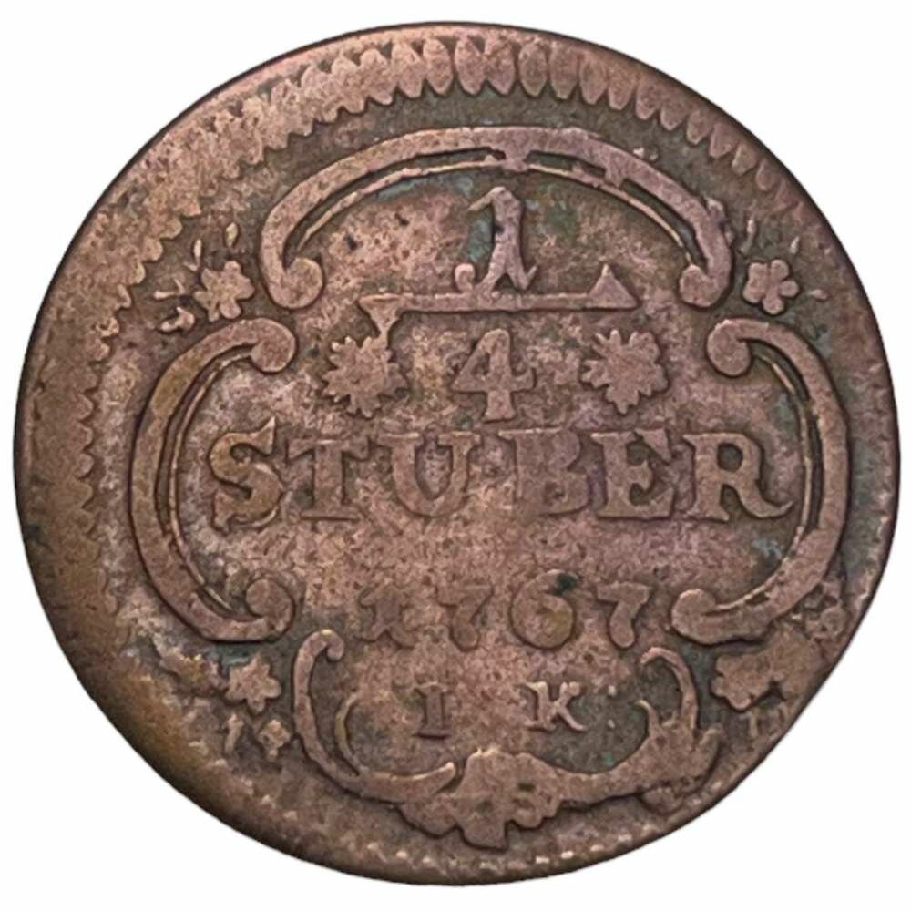 Германия, Кёльн 1/4 штюбера 1767 г. (IK)