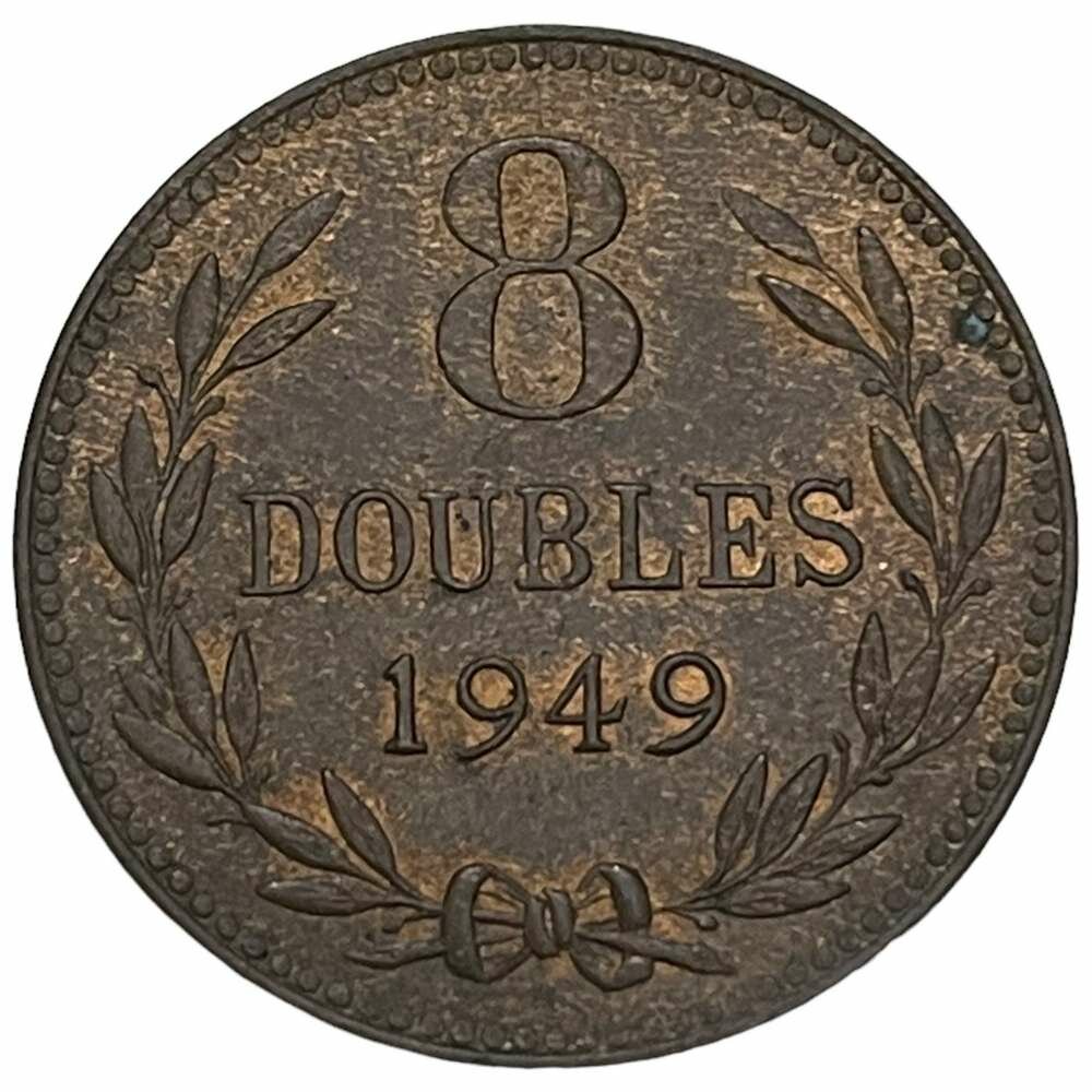 Гернси 8 дублей 1949 г. (H)