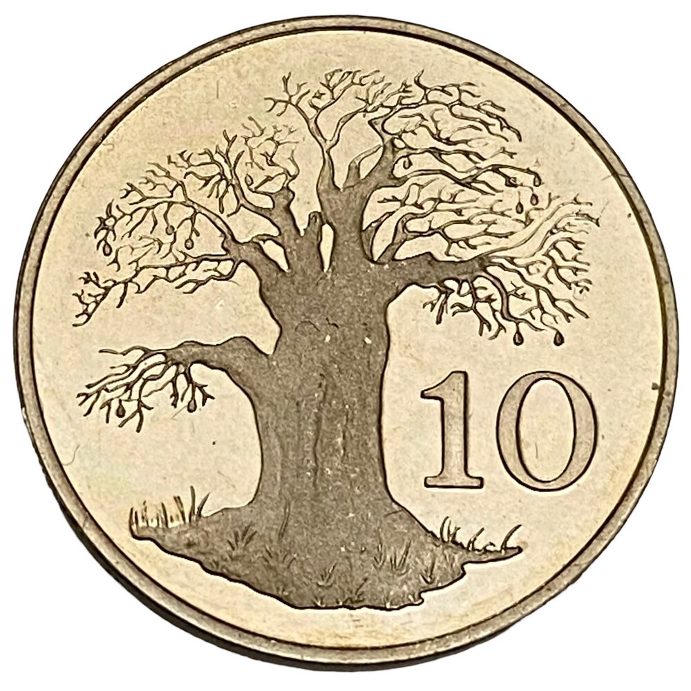 Зимбабве 10 центов 1980 г. (Proof)