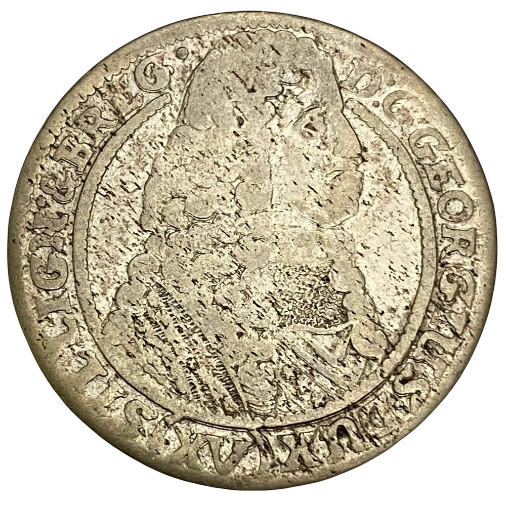 Германия, Силезия-Лигниц-Бриг 15 крейцеров 1664 г. (Георг III)
