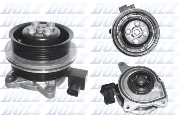 Насос водяной VW GOLF V/VI, PASSAT (3C/36), TOURAN, SKODA FABIA II 1.4TSI A228V Dolz арт. A228V