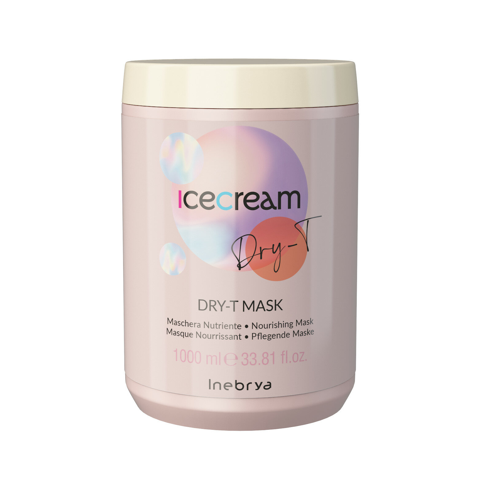 Маска для увлажнения и восстановления сухих и пористых волос Inebrya Dry-T, 1000мл
