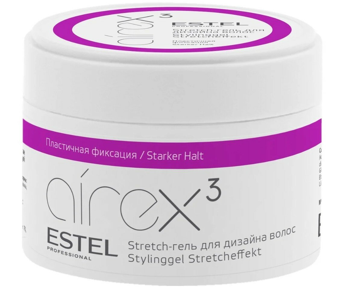 ESTEL AIREX stretch-гель для дизайна волос, средняя фиксация, 65 мл