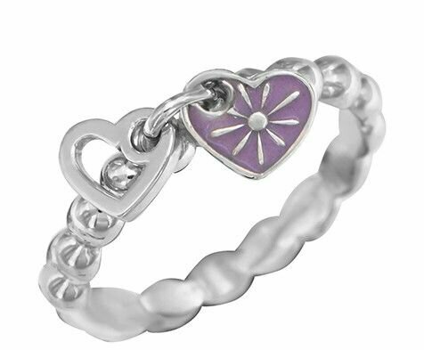 Кольцо тонкое, серебро, 925 проба, эмаль