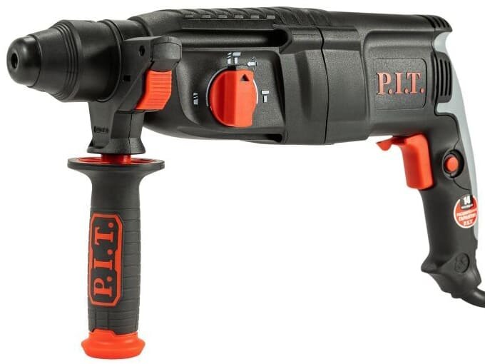 Перфоратор P.I.T. PBH26-C5 (1000 Вт, 3.2 Дж, кейс, буры в комплекте)