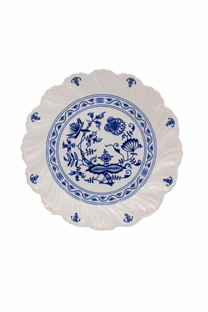 Тарелка для торта Leander. Фелиция "Гжель" 24,5 см.