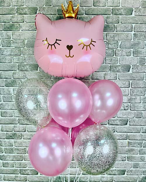 Букет из шаров "Котенок" №2