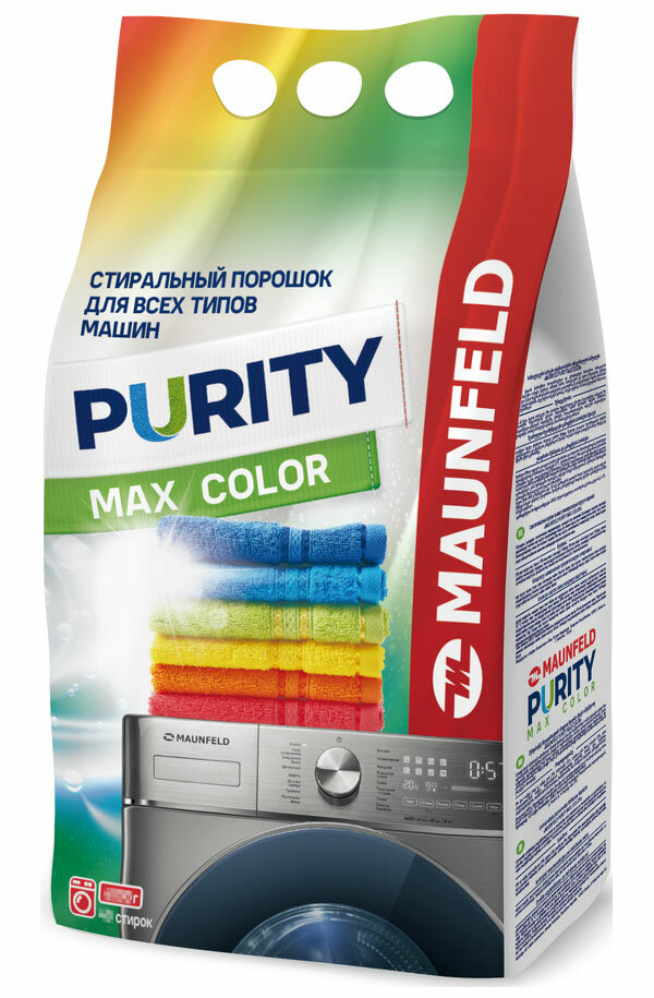 Стиральный порошок Maunfeld Purity Max Color Automat, 9000 г (MWP9000CA)