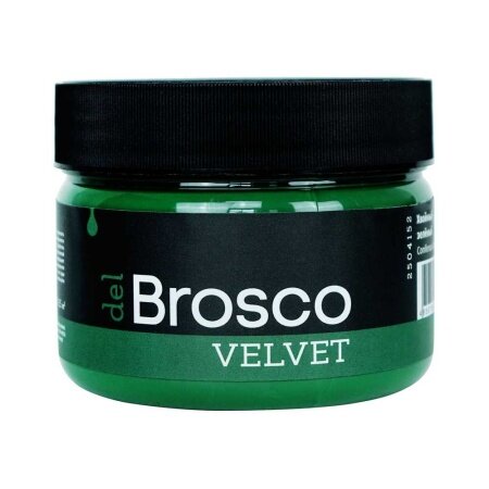 Краска интерьерная акриловая del Brosco Velvet хвойный зеленый 250мл.
