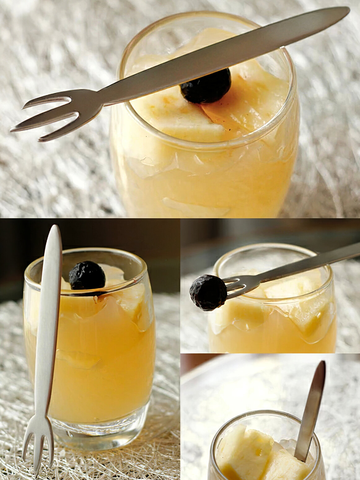 Набор вилок из нержавеющей стали для закусок, 6 шт, 9,1х1,8х0,1 см