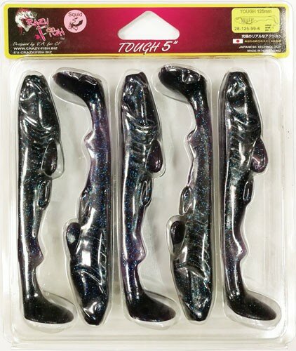 Силиконовая приманка Crazy Fish TOUGH 5 28-125-99-6