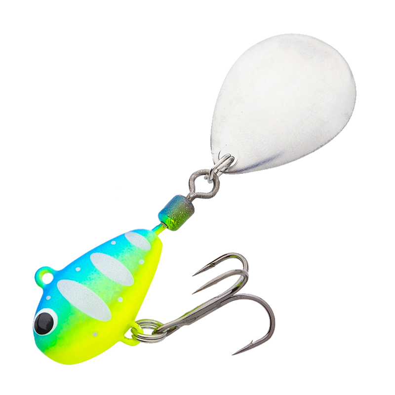 Тейл спиннер UF-Studio Hurricane #Blue Chart - размер 2.8 см