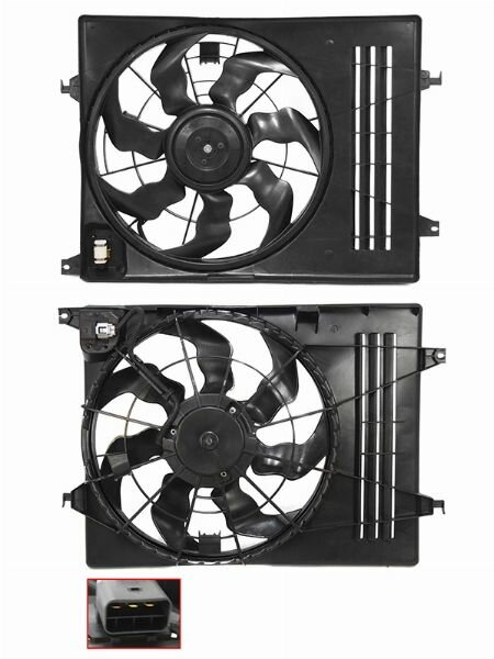 Диффузор Hyundai ix35 09-15 / Tucson 09-15 Sat арт. ST-HY14-201-A0