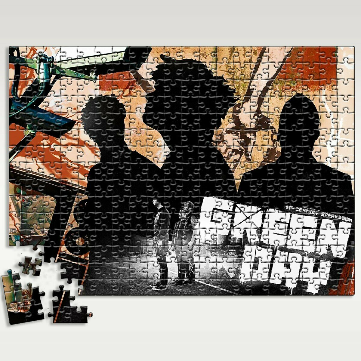 Пазл картонный А3: модель Музыка Green Day Билли Джо Армстронг - 7703