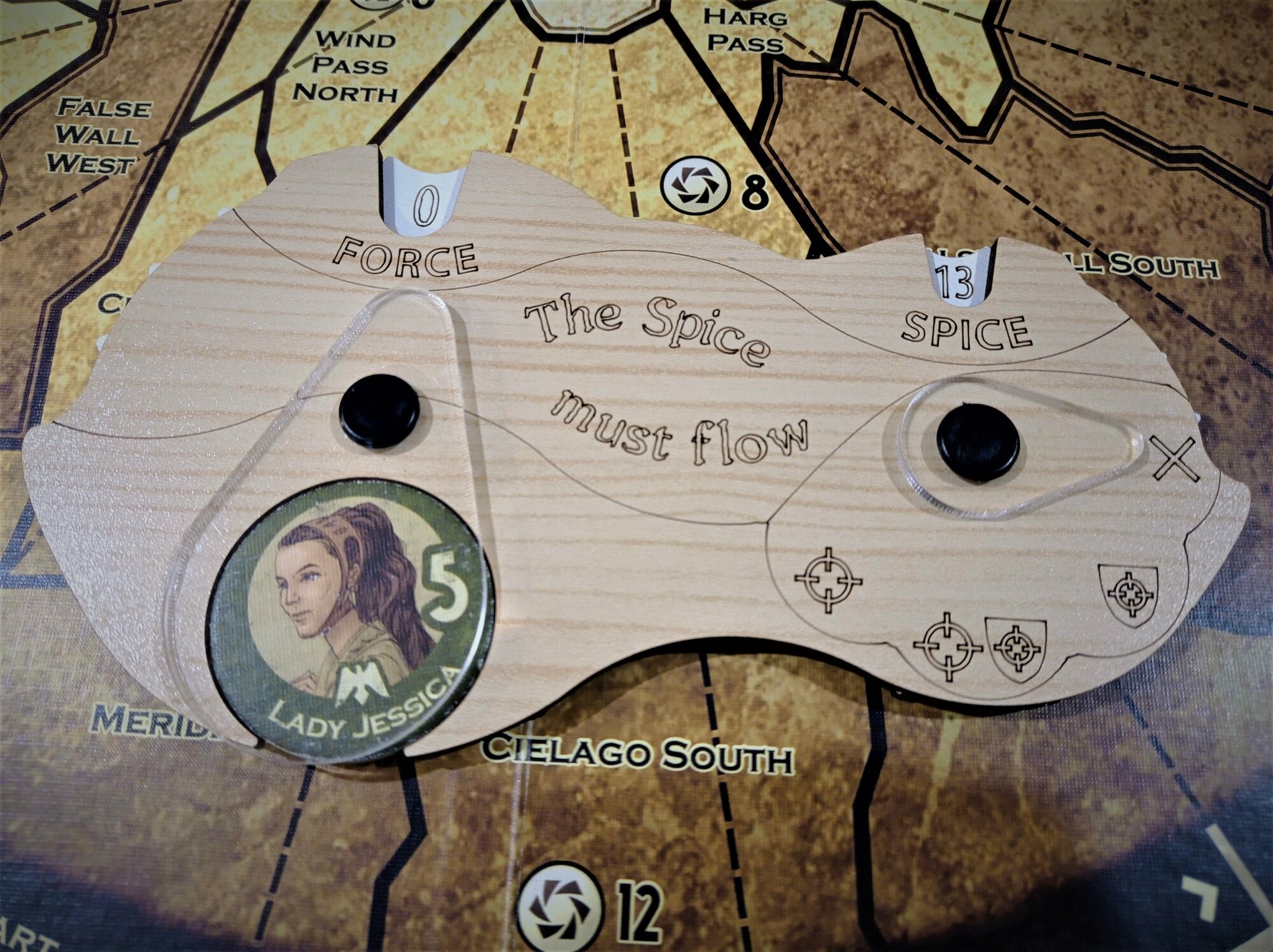 Dune Battle Wheel (планшеты битвы для настольной игры "Дюна") - 2шт