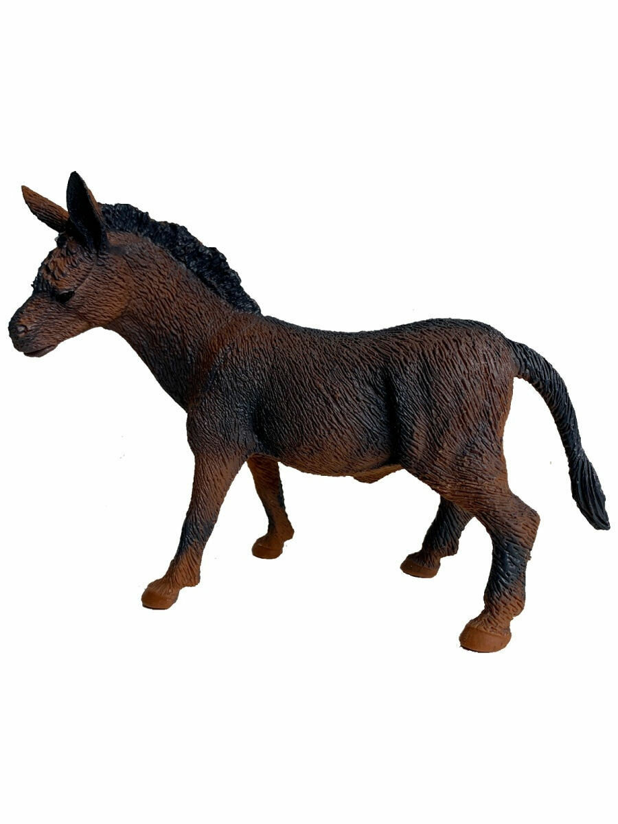 Фигурка животного фермы "Осёл", 16,5 см, большая, для всех возрастов