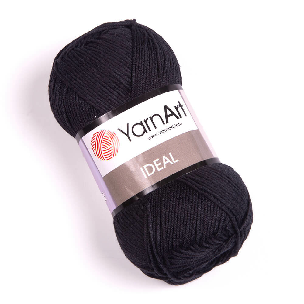 Пряжа Ideal (YarnArt), черный - 221, 100% хлопок, 5 мотков, 50 г, 170 м.