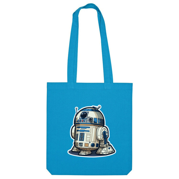 Сумка «Дроид-астромеханик R2D2 Звёздные войны Star Wars» (голубой)