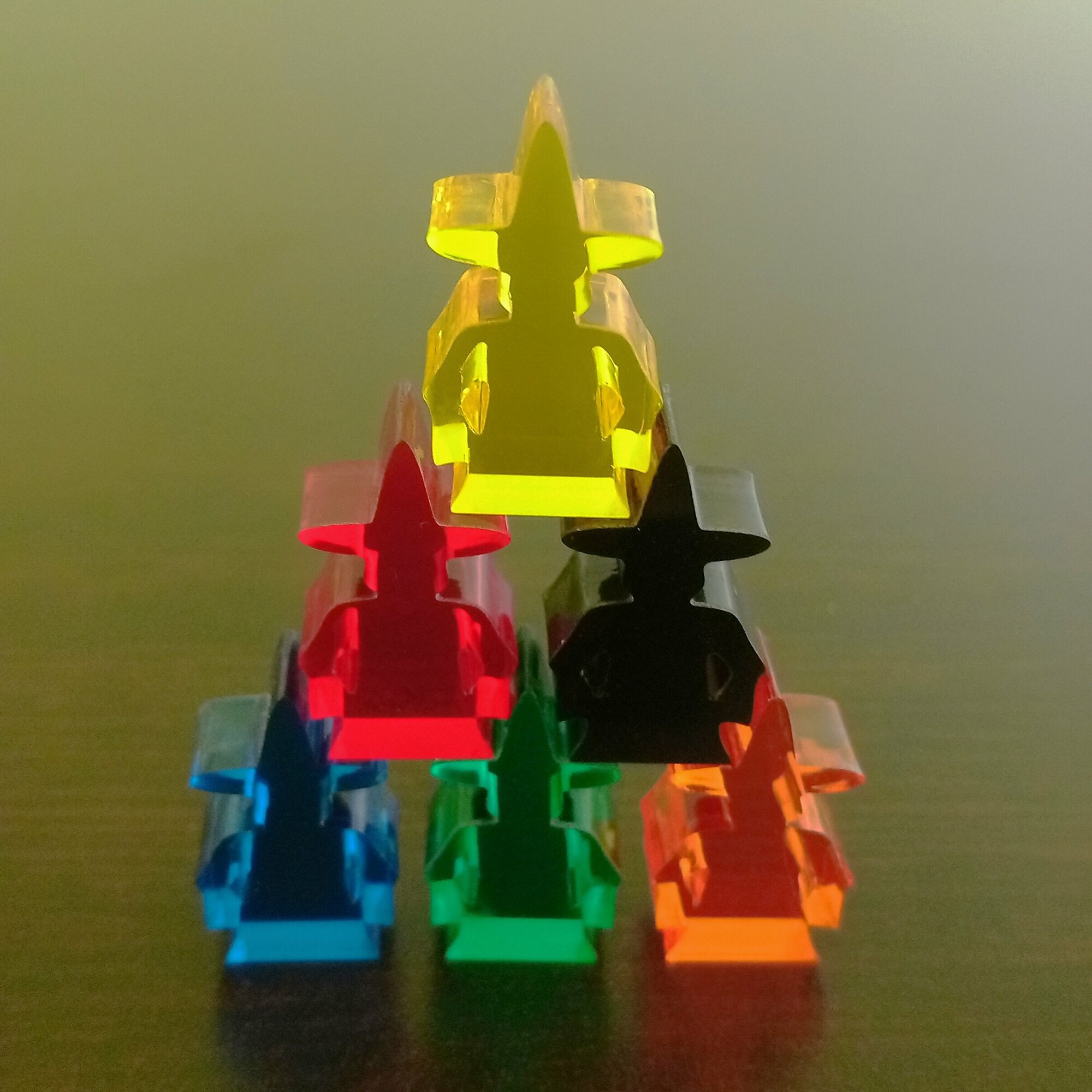 Набор миплов, акриловых фишек алхимиков для игры Зельеварение. Практикум (Ведьмы, Гарри Поттер, Плоский мир)