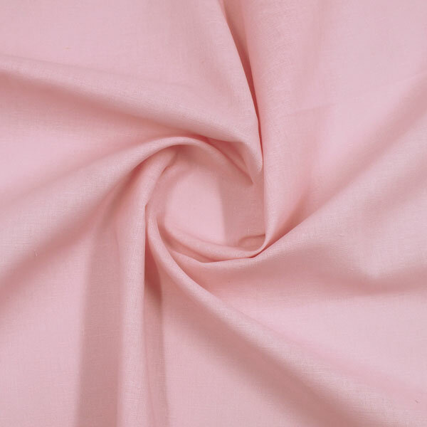 Плательная ткань Ткани-100, хлопок с крапивными волокнами, бело-лиловый, 1м x 1,4м