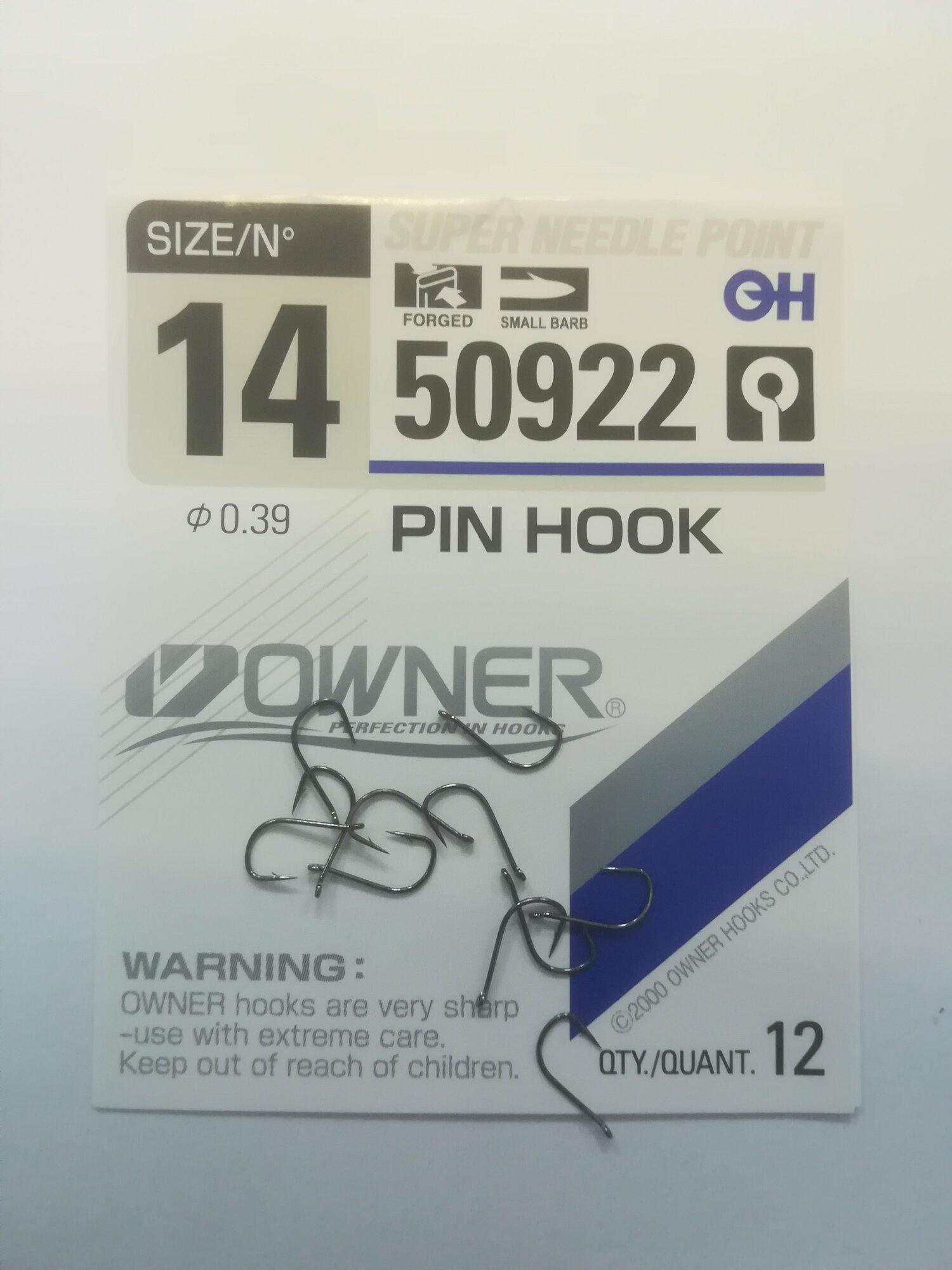 Крючок OWNER 50922 №14 Оригинал