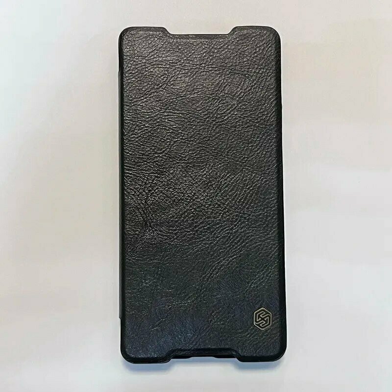 Чехол-книжка для Sony Xperia C5 Ultra, цвет чёрный, Nillkin Qin Leather Case
